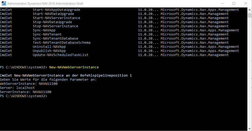 Create New Web Client Instance for Dynamics NAV 2018 – Alex Lang